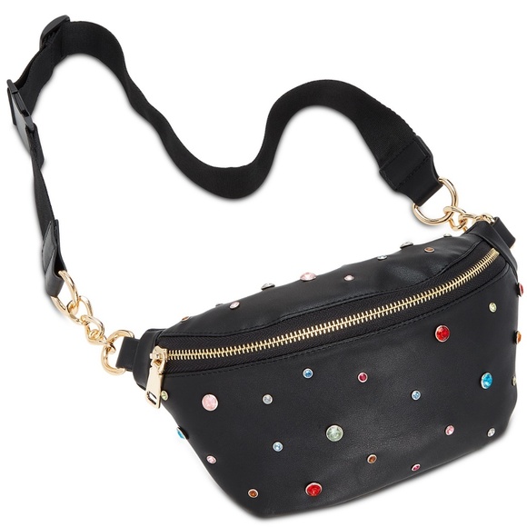 Steve Madden | Accessories | Steve Madden Rhinestone Sparkle Fanny Pac ...